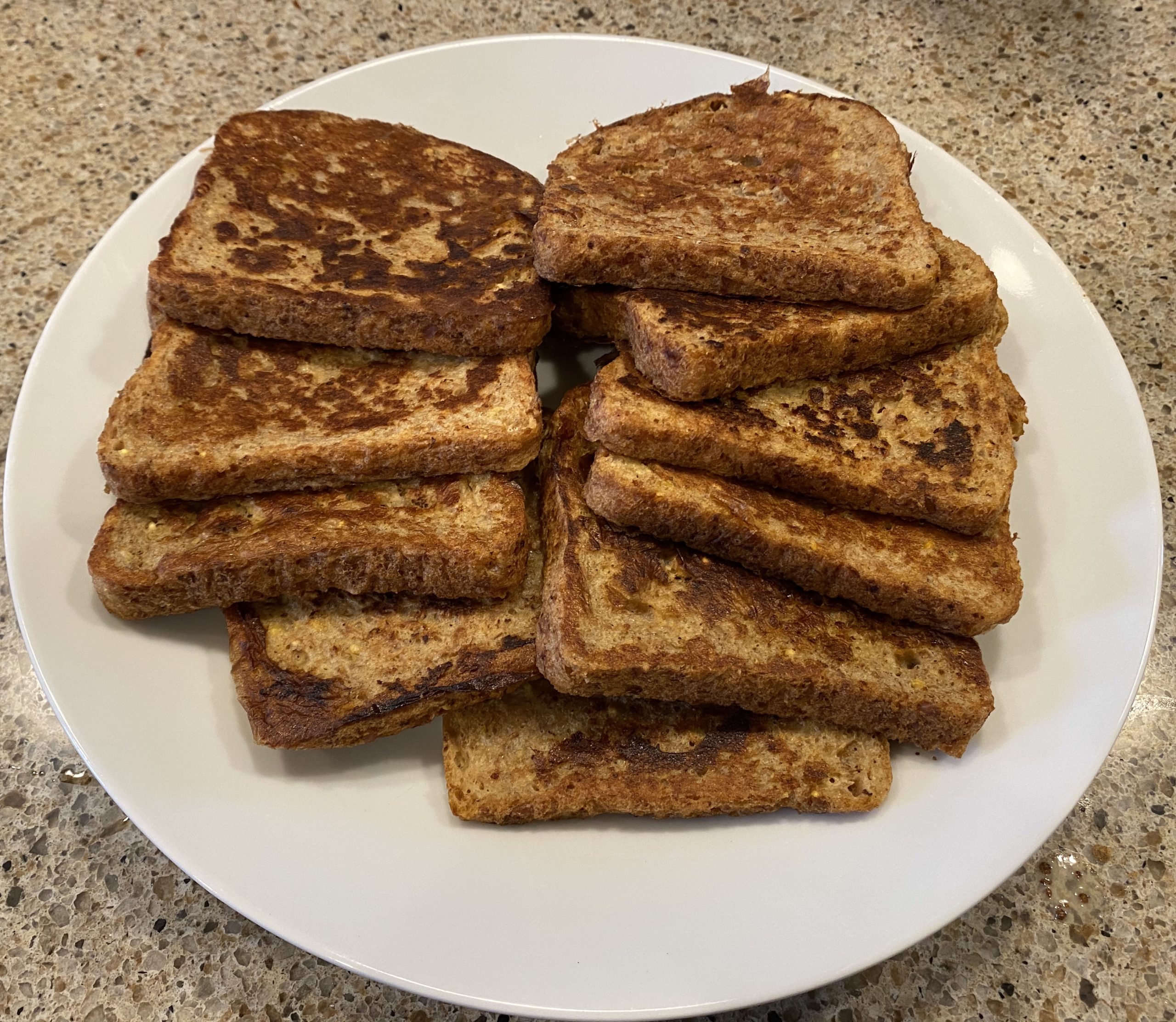 Vegan French Toast - Pebbles and Toast