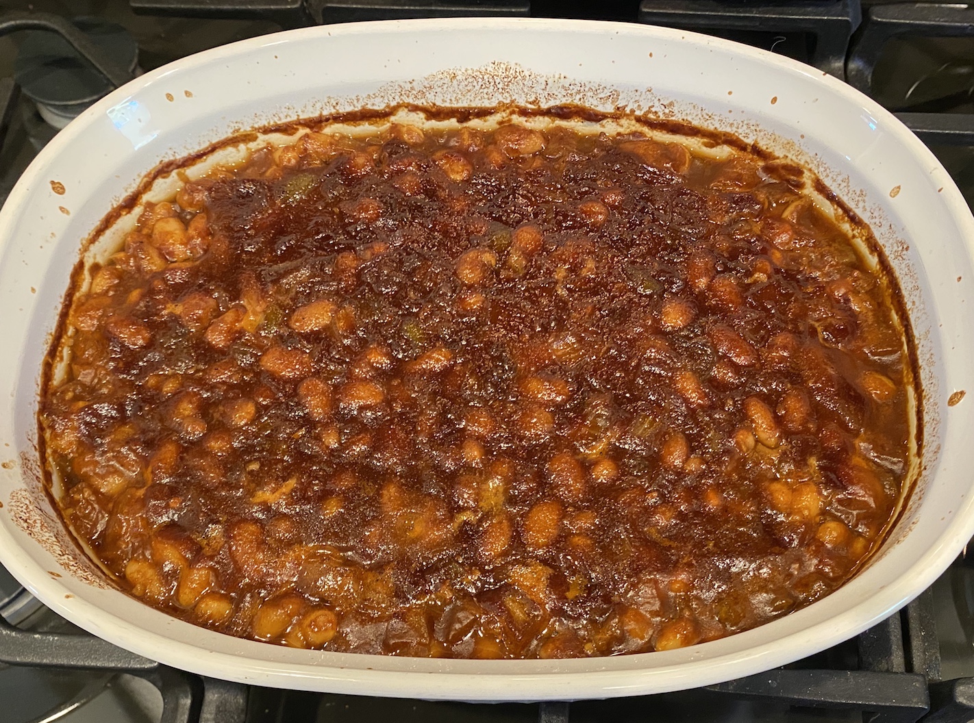 Vegan Backyard Baked Beans - Pebbles and Toast