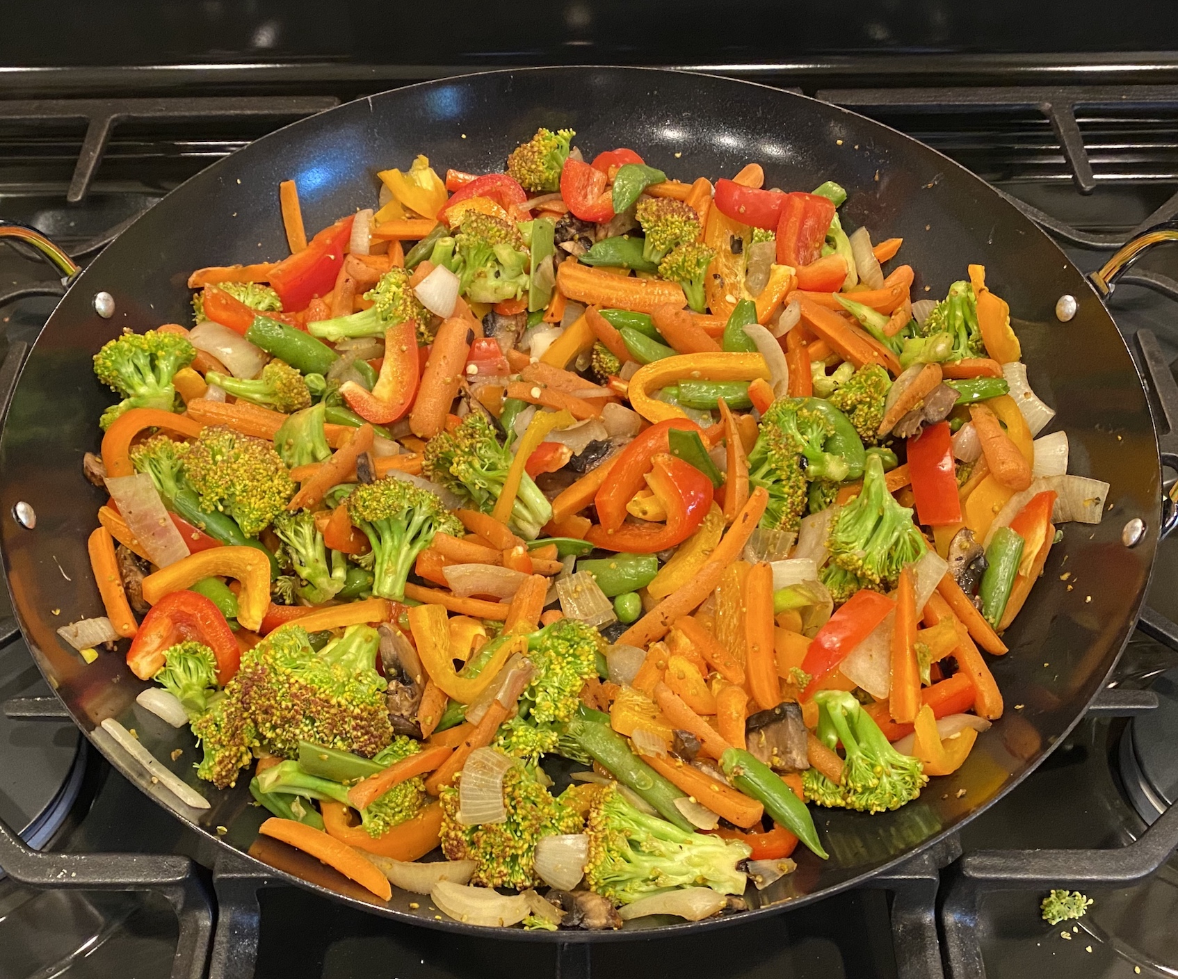 Sweet and Sour Orange Chik’n and Vegetables Stir Fry - Pebbles and Toast