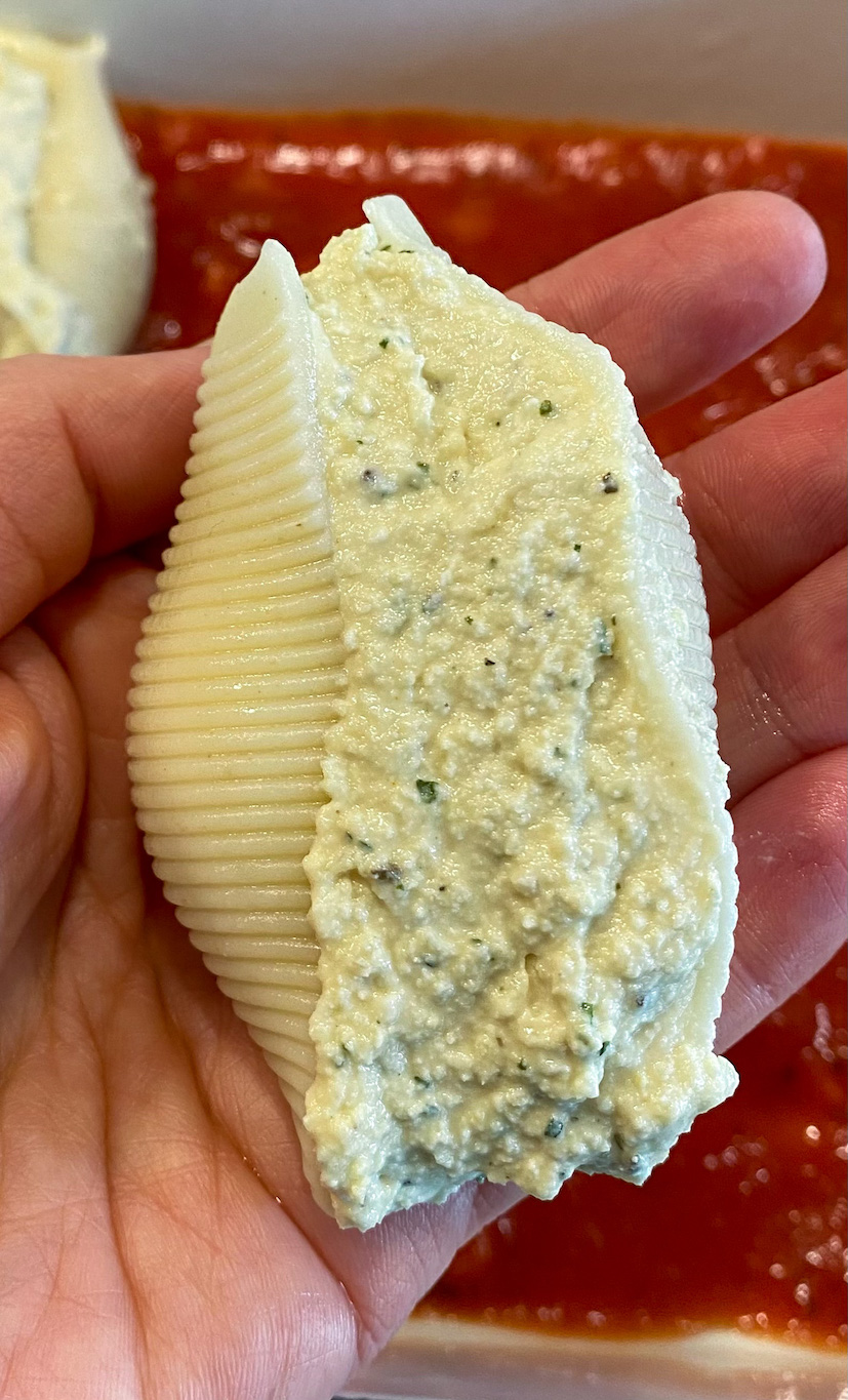 Classic Vegan Stuffed Shells – Pebbles and Toast