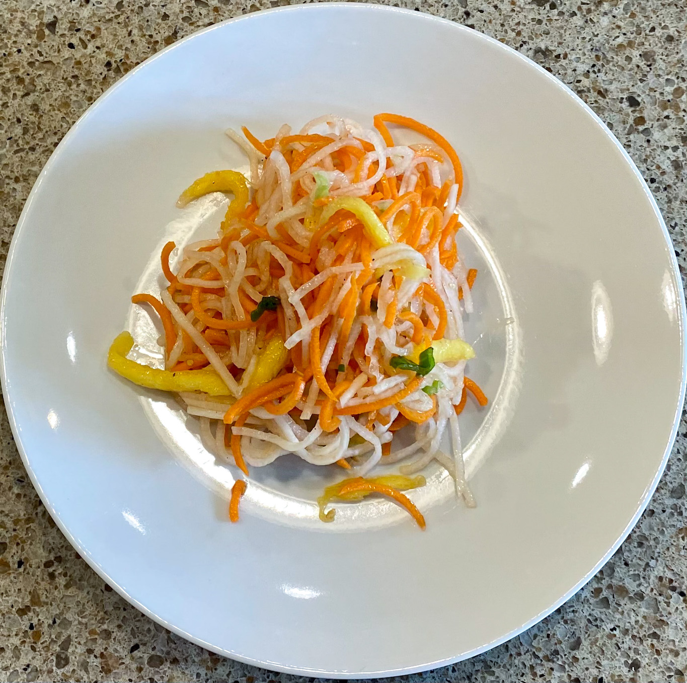 Thai Mango Carrot Salad with Lotus Root – Pebbles and Toast