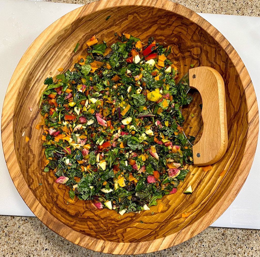 Customized Chopped Salad (vegan) - Pebbles and Toast
