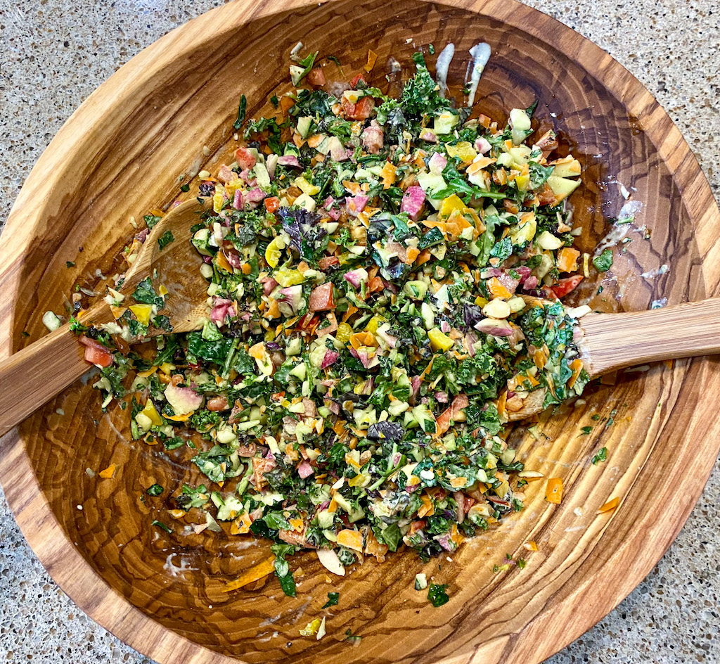 Customized Chopped Salad (vegan) - Pebbles and Toast