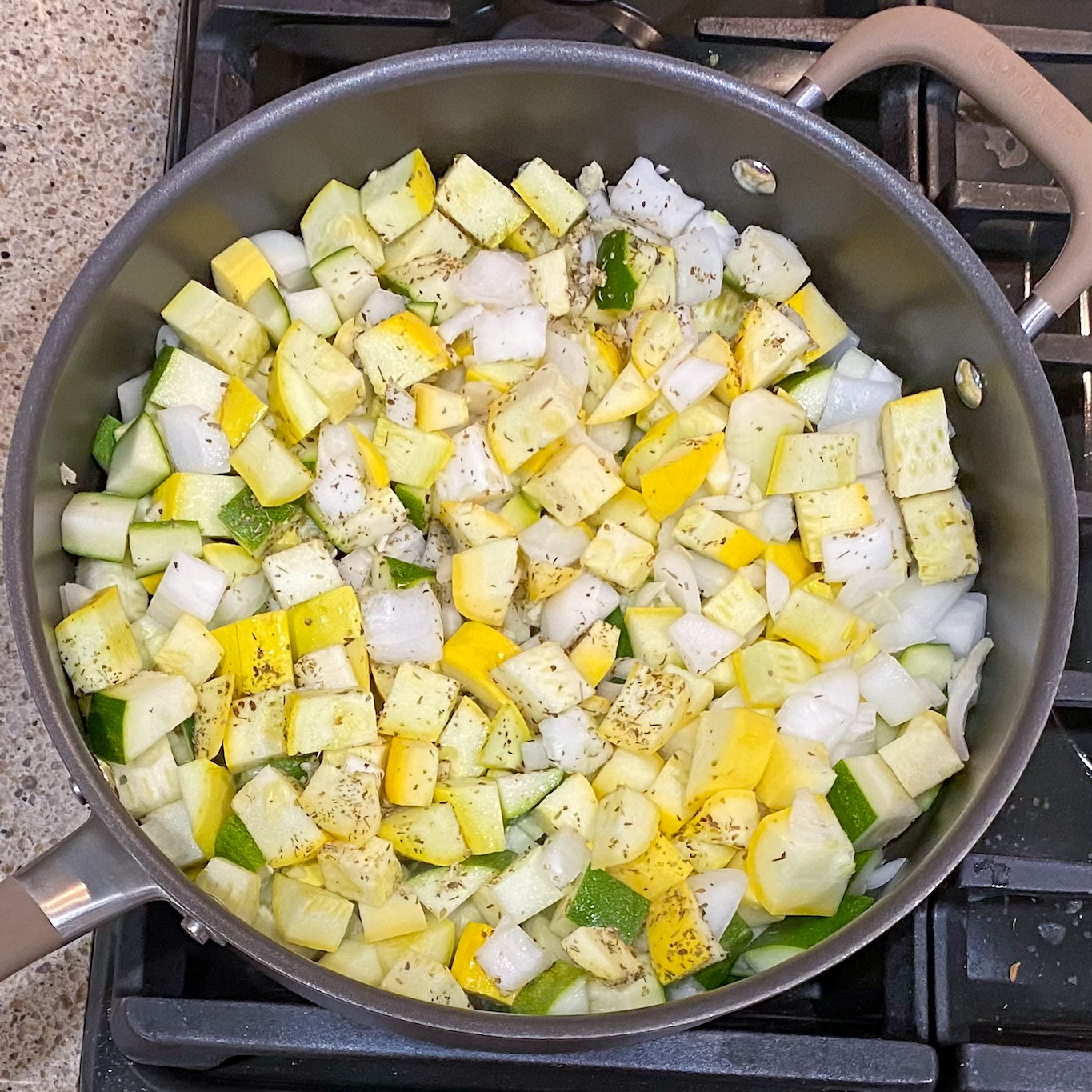 Zucchini-Squash Medley (oil-free) - Pebbles and Toast