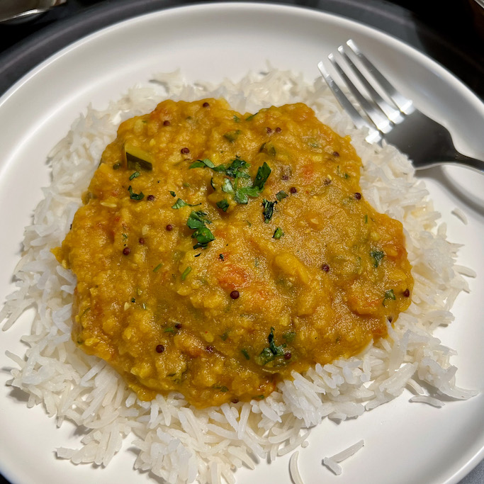Instant Pot Yellow Dal - Pebbles and Toast
