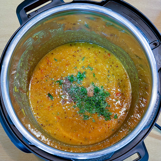 Instant Pot Yellow Dal - Pebbles and Toast