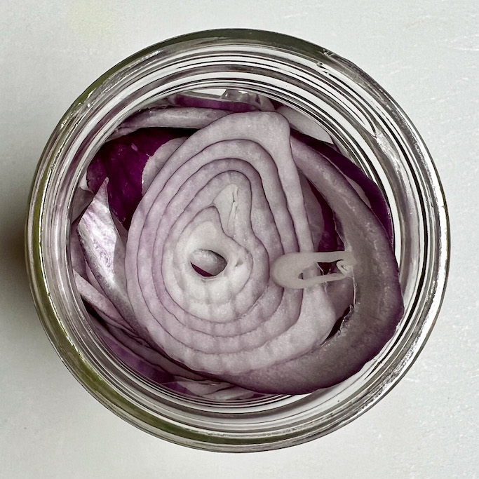 Perfectly Pickled Purple Onions - Pebbles and Toast